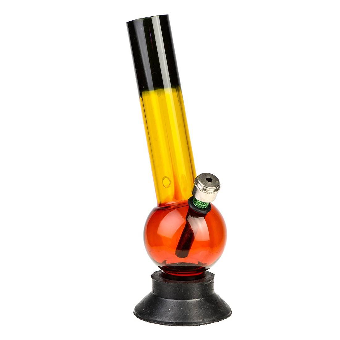 Bang acrylique rasta 21 cm | Passion Cannabis